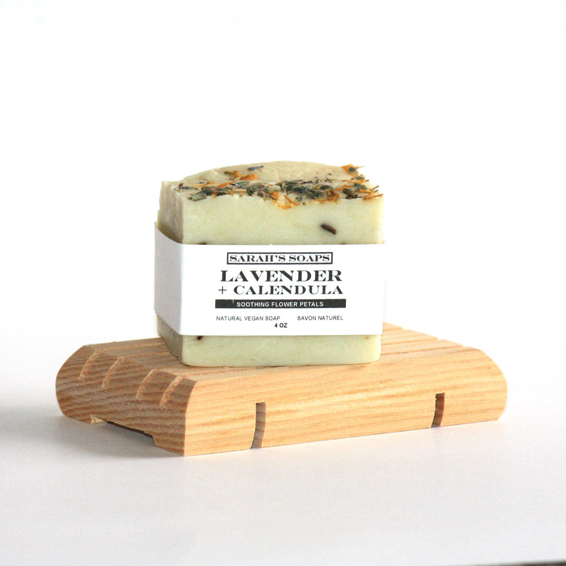 LAVENDER + CALENDULA bar soap – SARAH'S SOAPS
